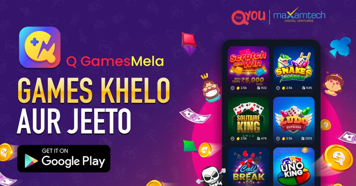 QYOU Media India and Maxamtech launch Q GamesMela